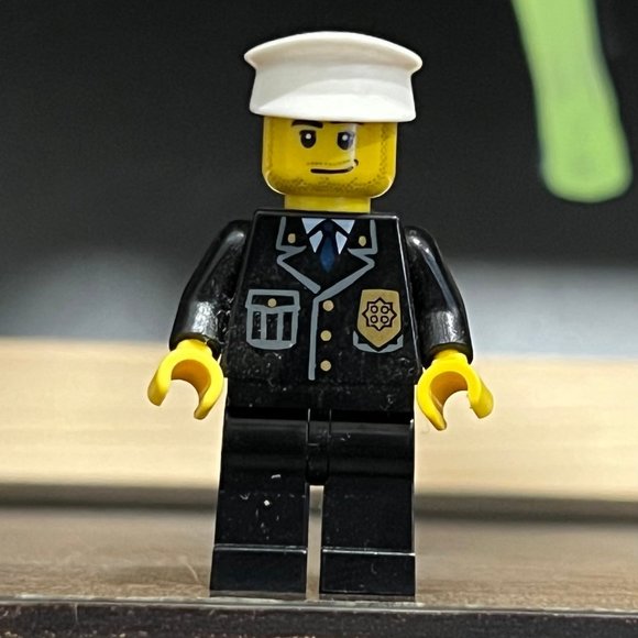 Lego | Toys | Lego City Police Minifigure With White Hat | Poshmark